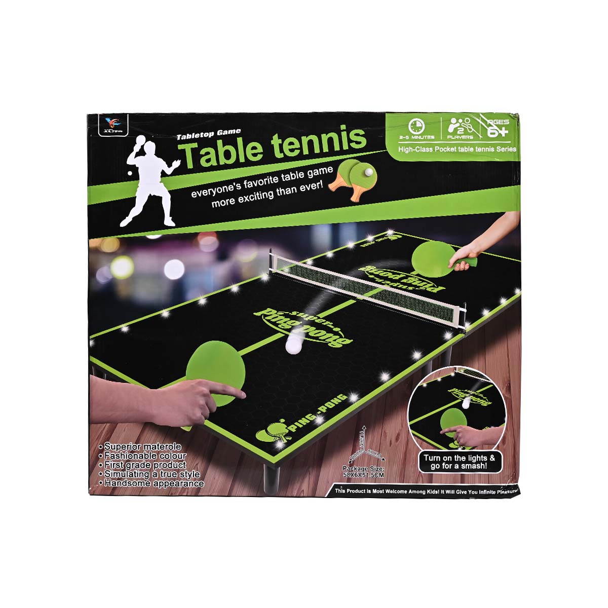 Super Ping Pong Table Tennis Game – Raja Sahib Kids