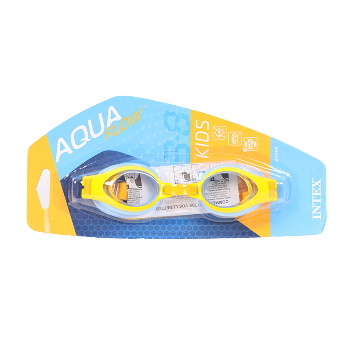 Intex Aqua Flow Kids Swimming Glasses Yellow – Raja Sahib Kids