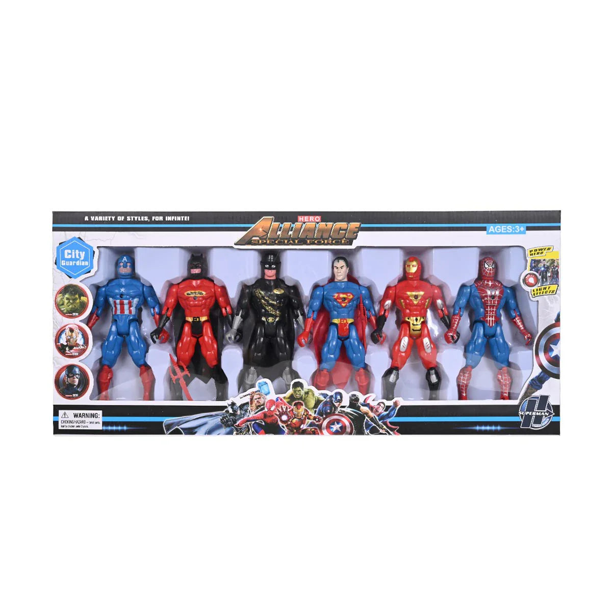 Hero Alliance Special Force Super Heroes Action Figure Play Set – Raja ...