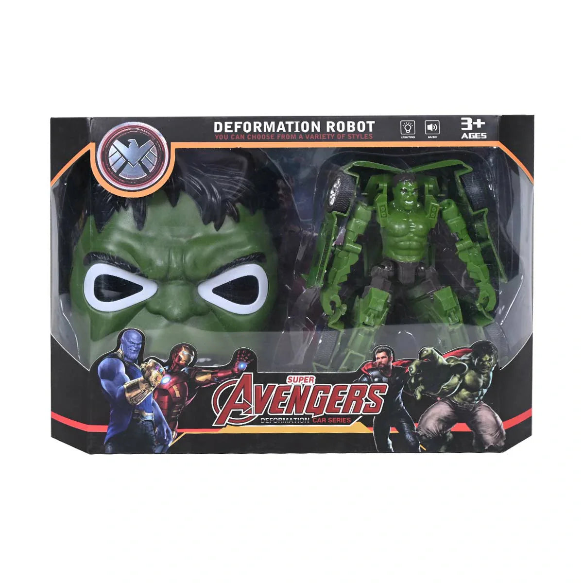 Super Avengers Hulk Deformation Robot Transformer Figure – Raja Sahib Kids