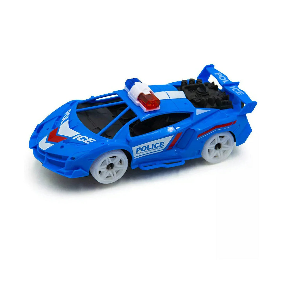 Universal Wheel with Smoke Spray Police Car with Music – Raja Sahib Kids