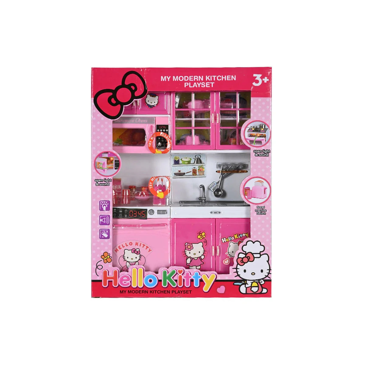 Hello Kitty My Modern Kitchen Play Set - Lights & Sounds Interactive K ...