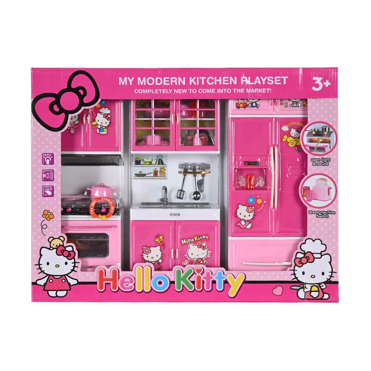 Hello Kitty My Modern Kitchen Play Set - Lights & Sounds Interactive K ...