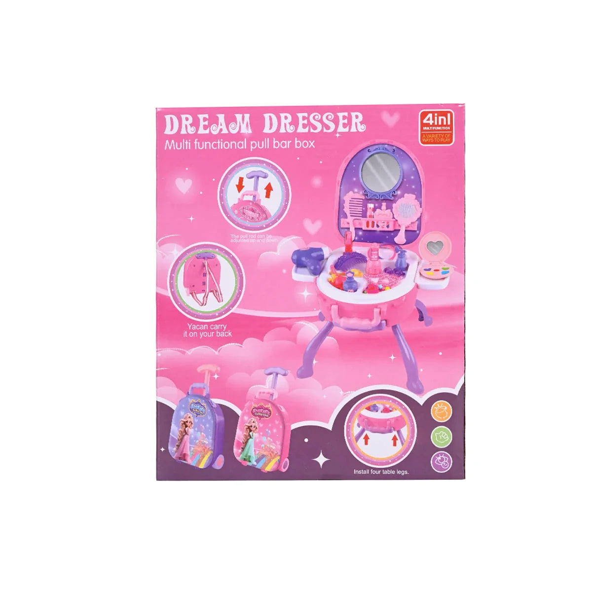 4-In-1 Luxurious Dream Dresser Play Set – Raja Sahib Kids