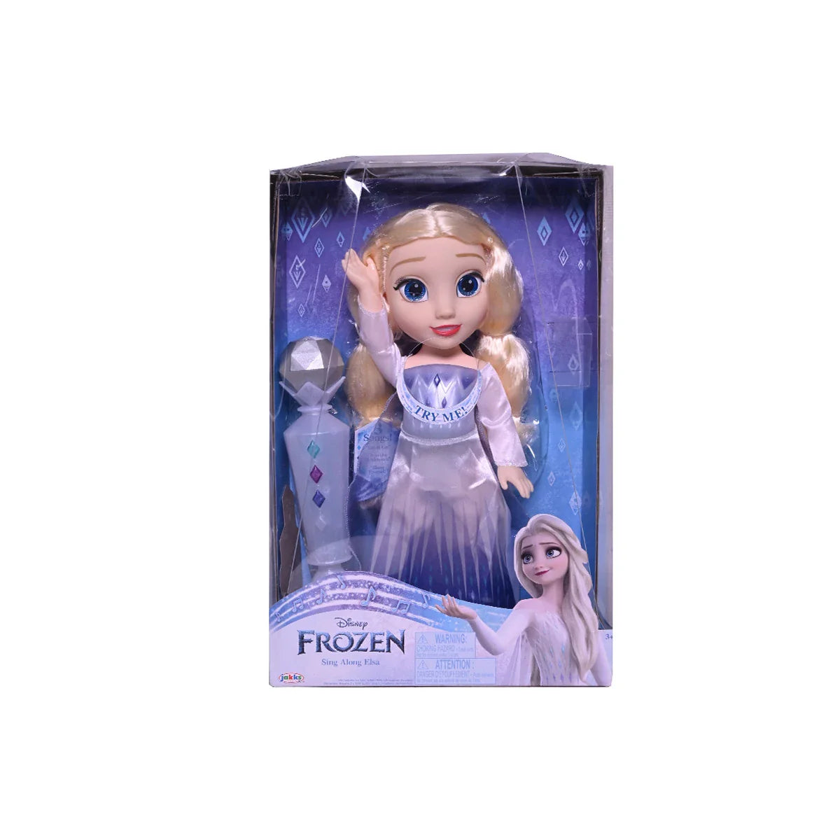 Disney Frozen Sing Along Snow Queen Elsa Doll With Duet Microphone ...