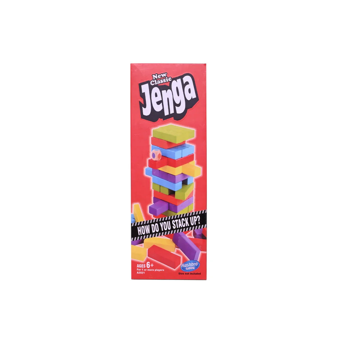 Jenga Colored Game With Wooden Blocks Stacking Tower Game – Raja Sahib Kids