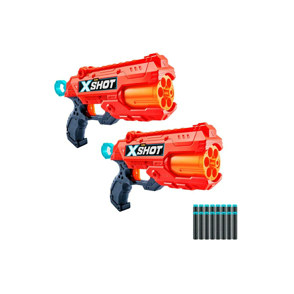 Zuru Xshot Excel Reflex 6 Twin Pack With 16 Darts – Raja Sahib Kids
