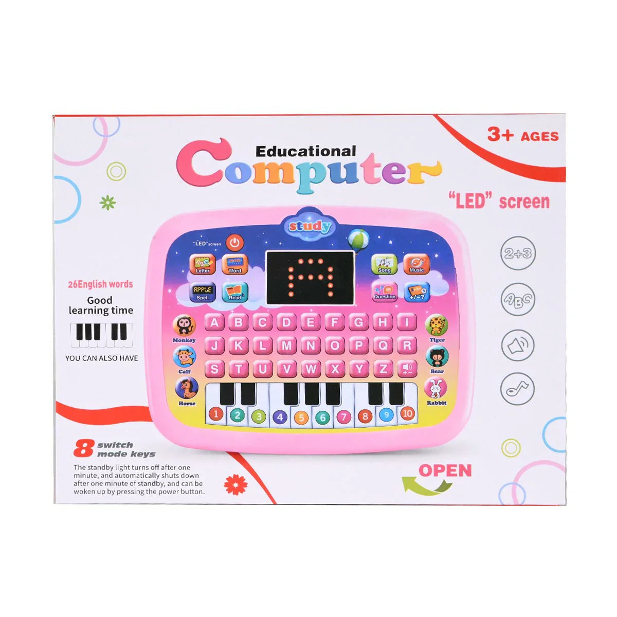 Educational Computer - Interactive Learning Toy with LED Screen – Raja ...