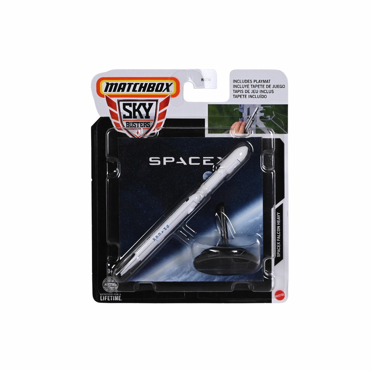 Matchbox Sky Busters Die Cast Spacex Falcon Heavy – Raja Sahib Kids