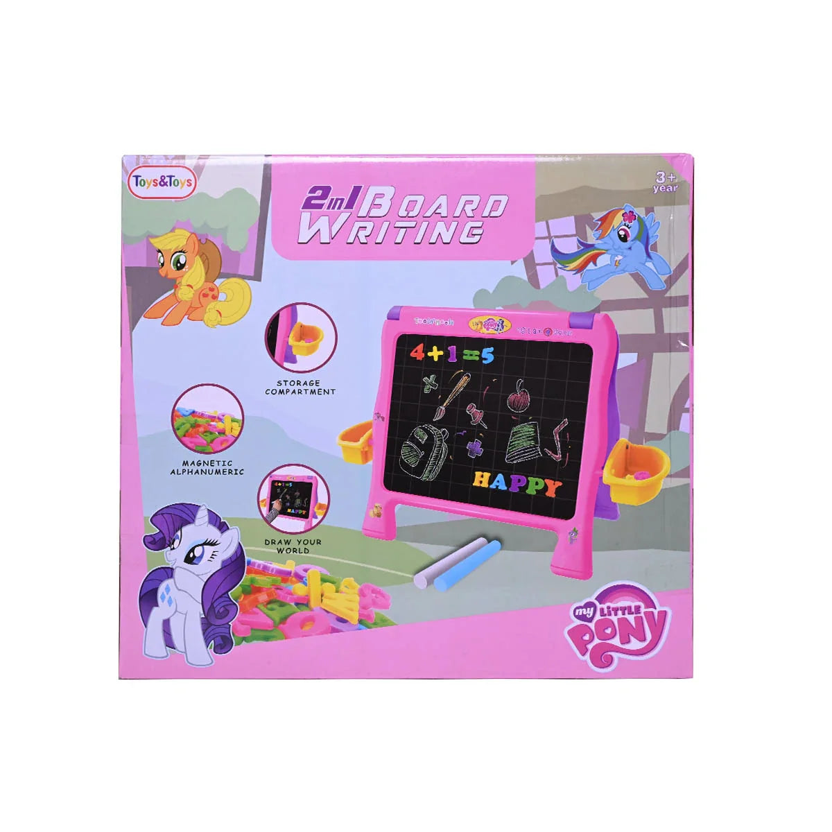 My Little Pony 2-In-1 Writing & Drawing Board – Raja Sahib Kids