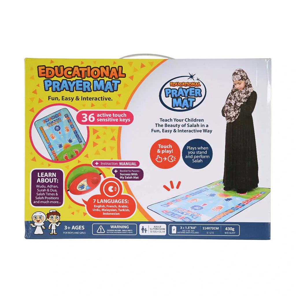 Educational Prayer Mat: Fun, Easy & Interactive – Raja Sahib Kids