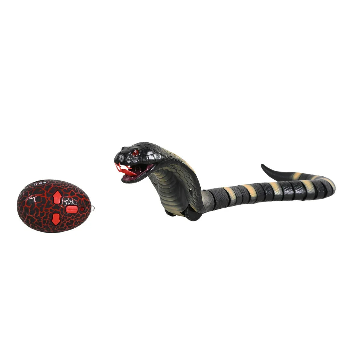 Remote Control Cobra Snake Toy Life Like With Moving Tale Sound And Li ...