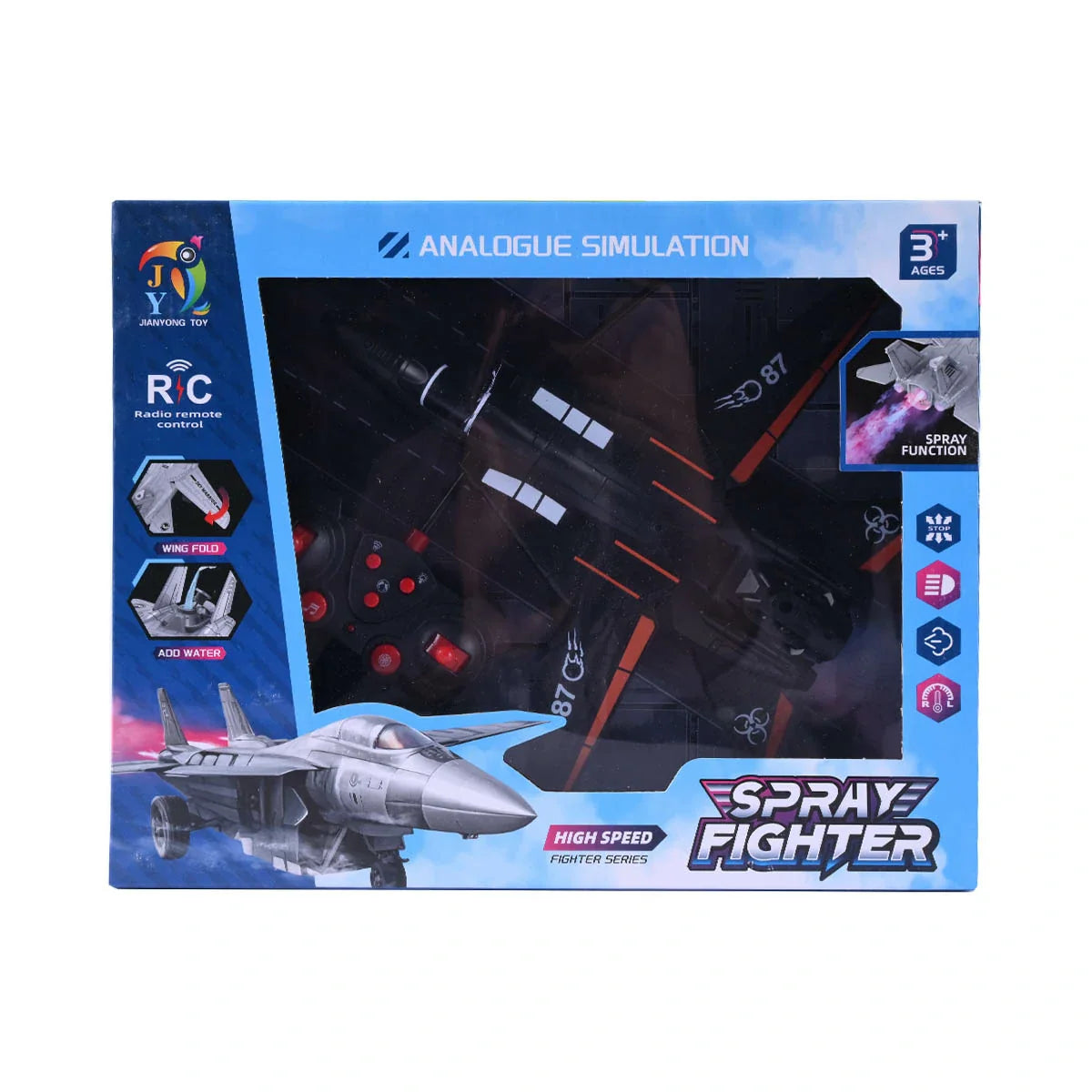 Spray Fighter High-Speed Remote Control Jet – Raja Sahib Kids