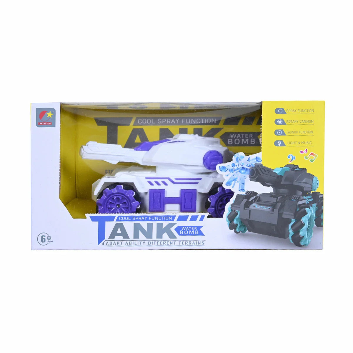 Remote Control Tank Water Bomb Cool Spray Function – Raja Sahib Kids