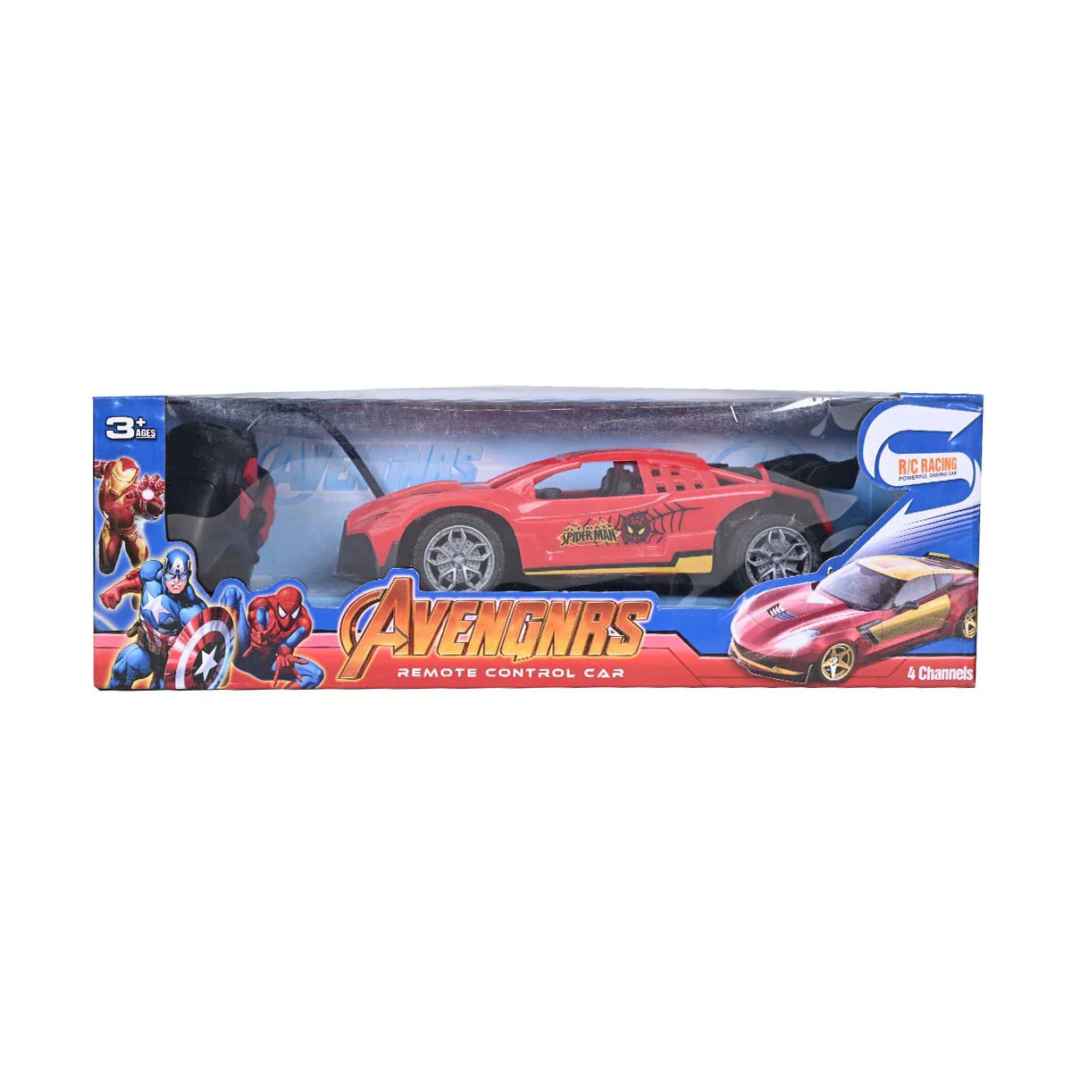Super Hero Remote Control Avangers Car - Spiderman – Raja Sahib Kids