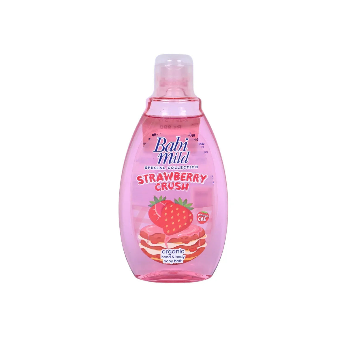 Babi Mild Strawberry Crush Organic Head & Body Baby Bath 180ml – Raja ...