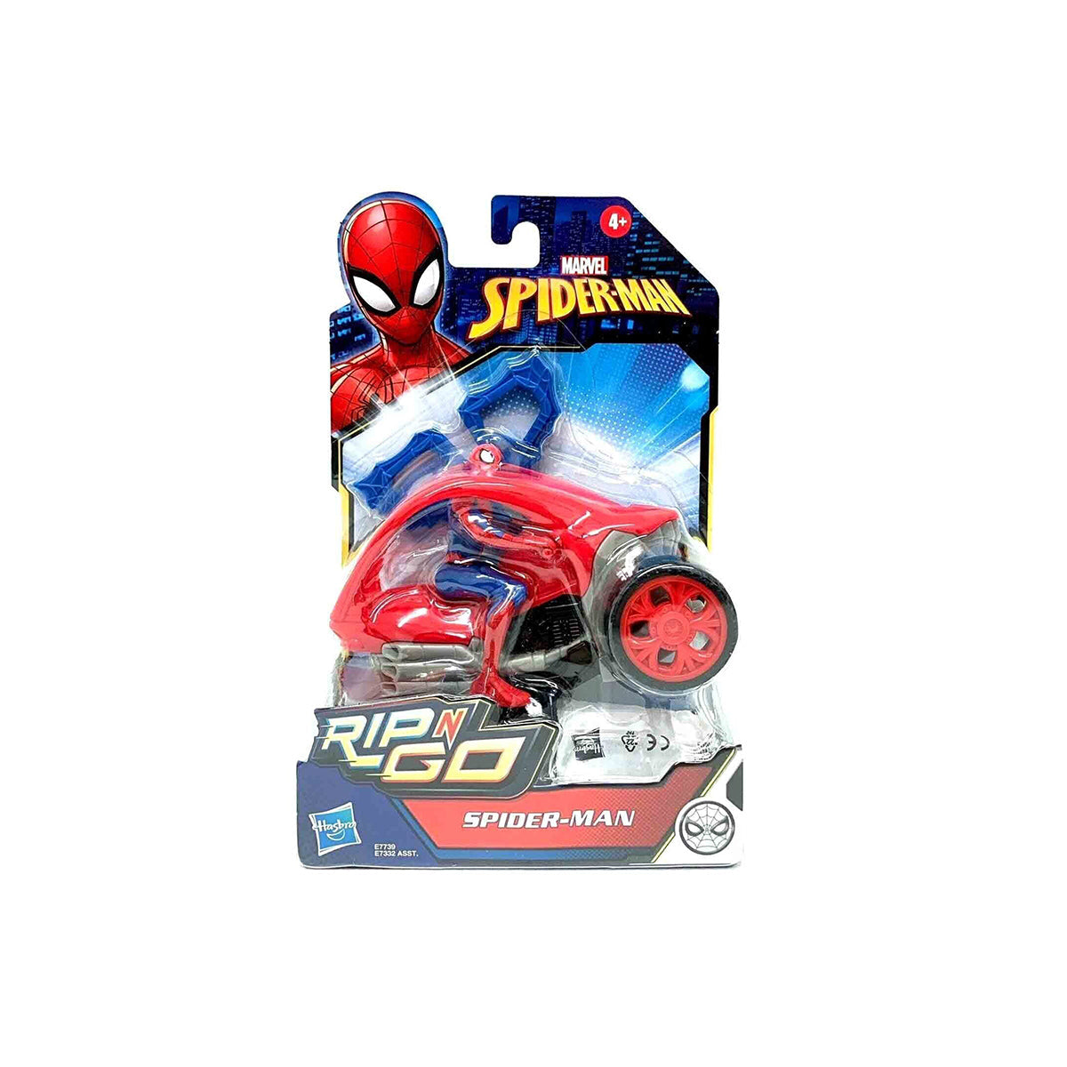 Hasbro Marvel Spider Man Rip N Go Stunt Vehicle & Figure – Raja Sahib Kids
