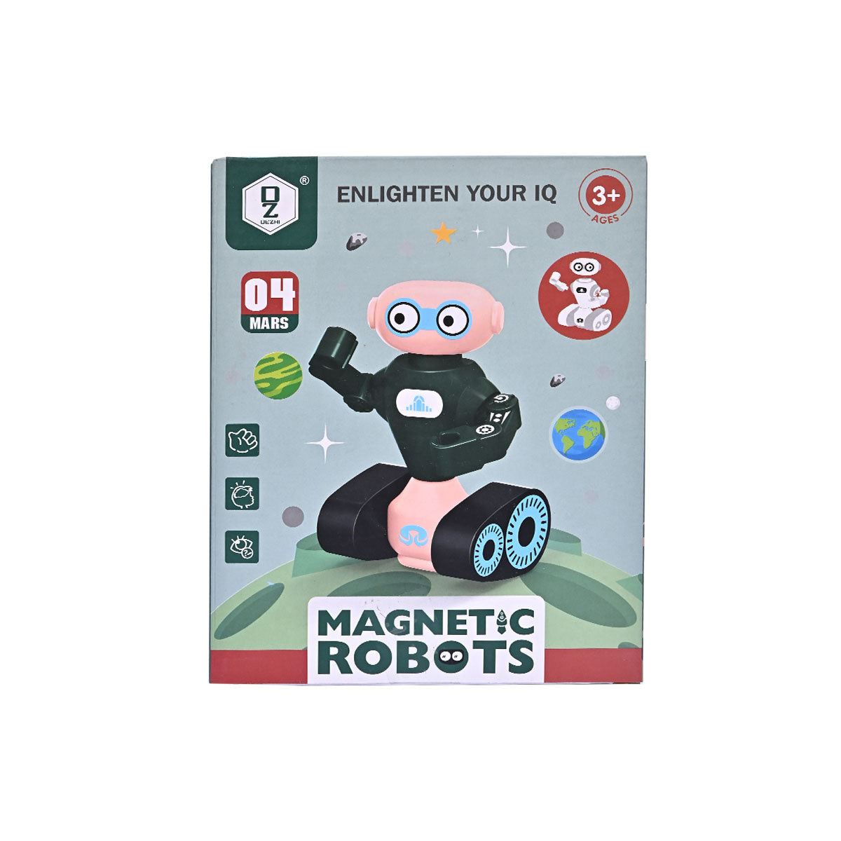 Enlighten Your IQ Magnetic Robots Building Blocks – Raja Sahib Kids
