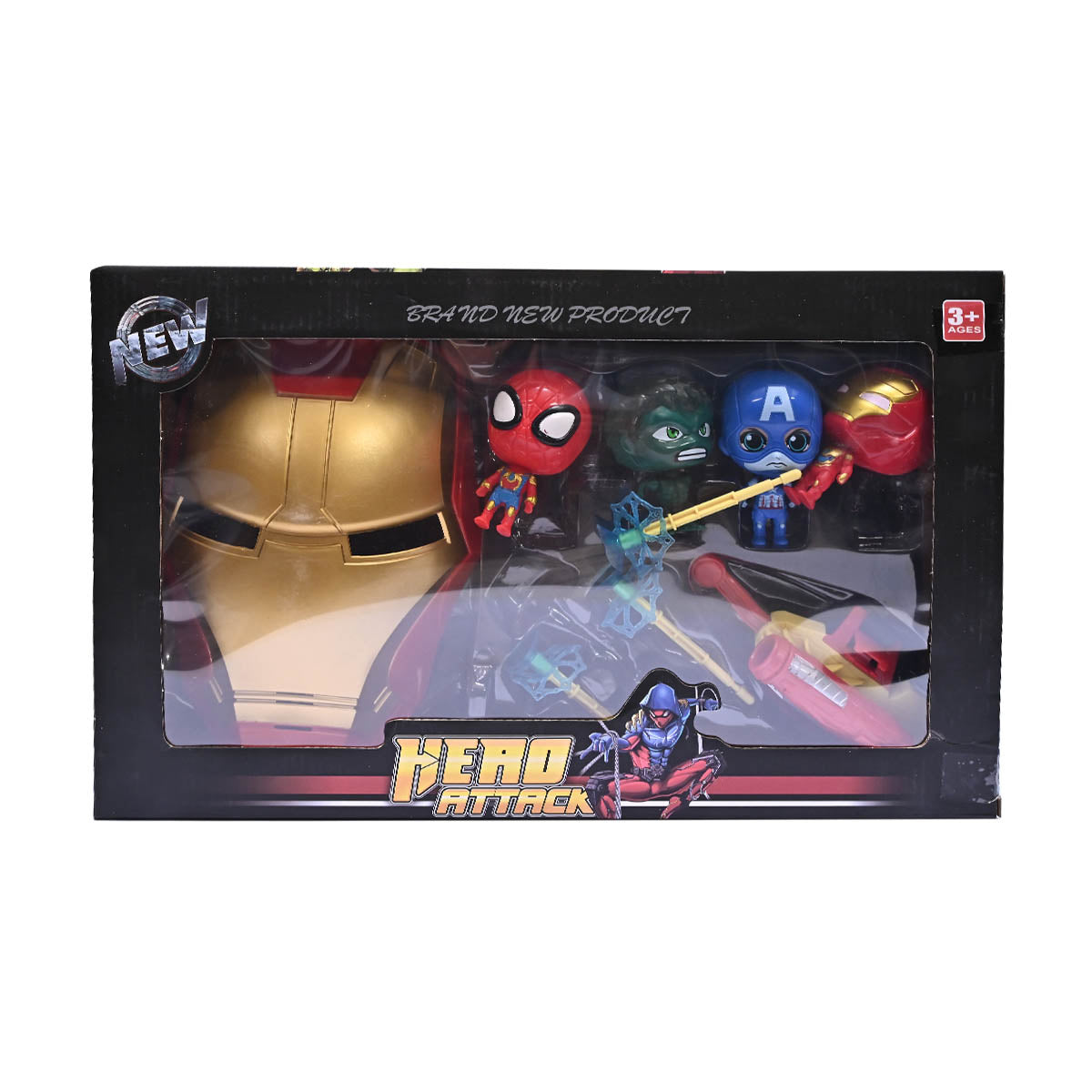 Welcome To Hero Attack Action Figures Play Set – Raja Sahib Kids