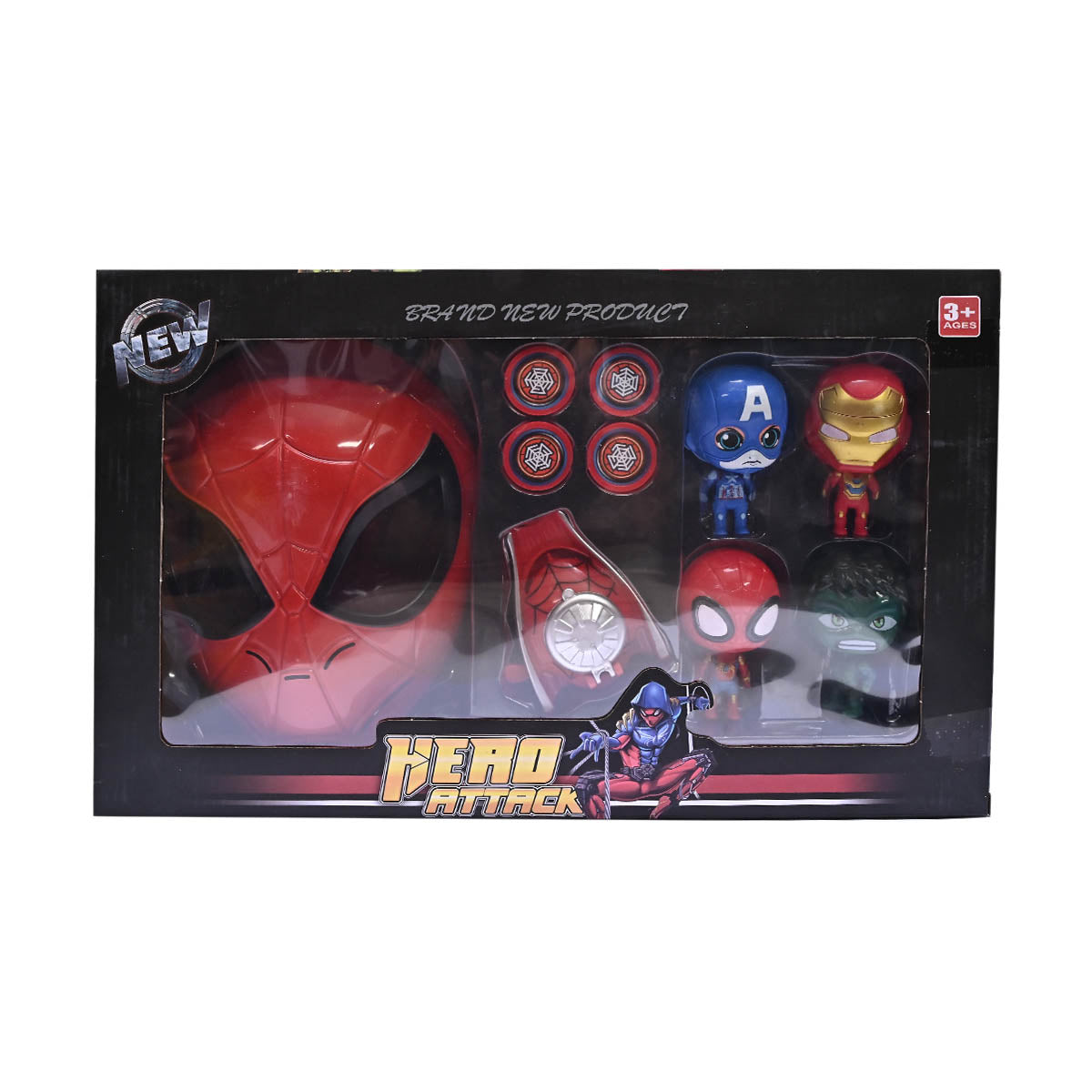 Welcome To Hero Attack Action Figures Play Set – Raja Sahib Kids