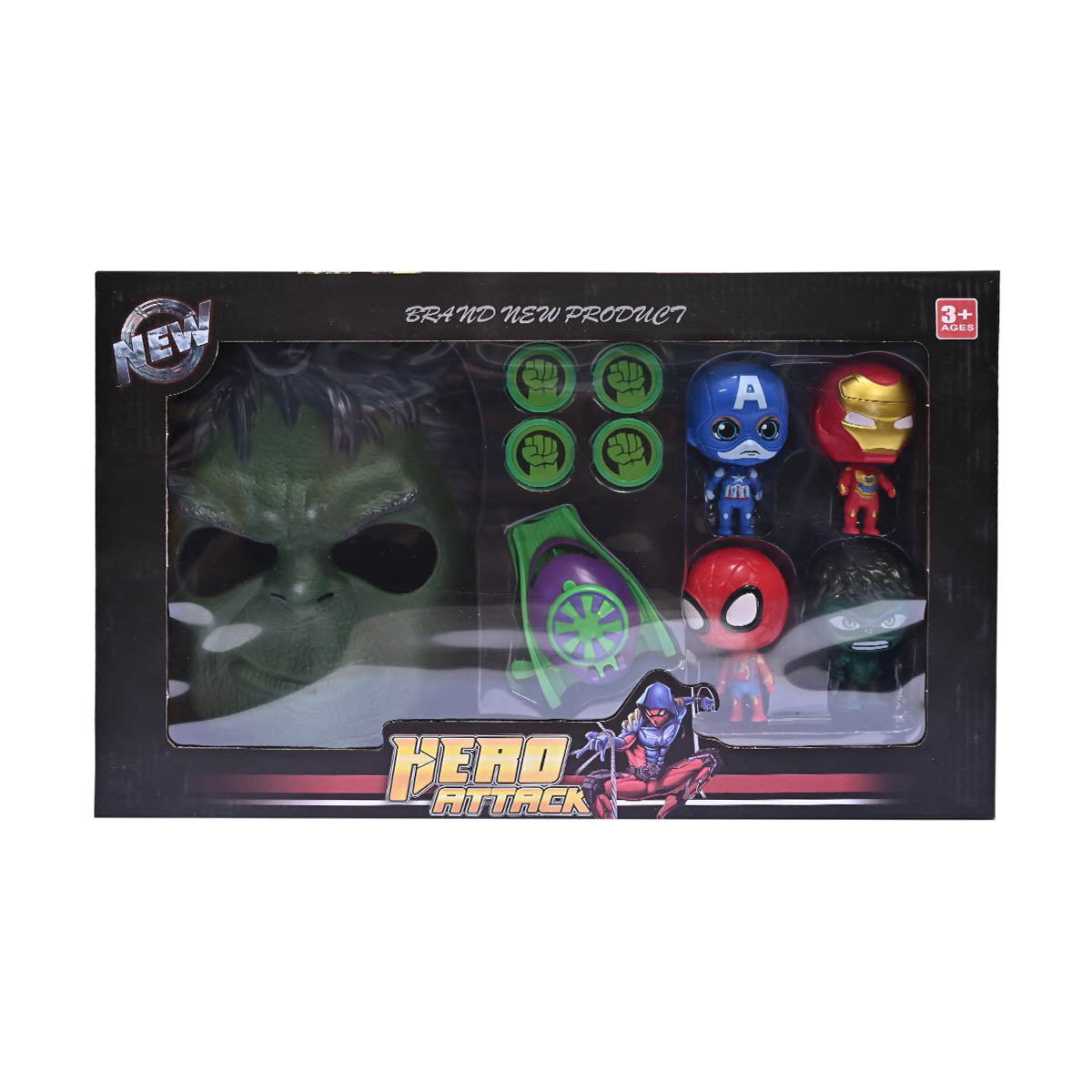 Welcome To Hero Attack Action Figures Play Set – Raja Sahib Kids