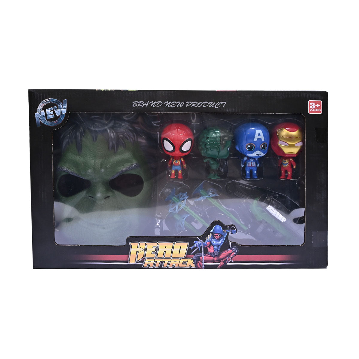 Welcome To Hero Attack Action Figures Play Set – Raja Sahib Kids