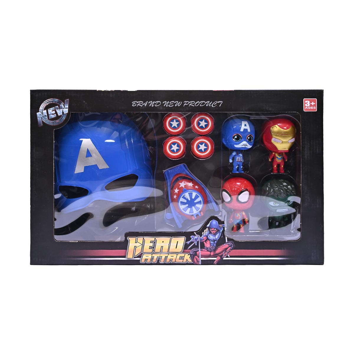 Welcome To Hero Attack Action Figures Play Set – Raja Sahib Kids