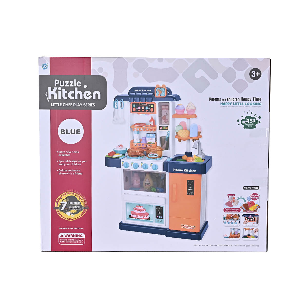 Little Chef Puzzle Kitchen Play Set 45 Pcs – Raja Sahib Kids