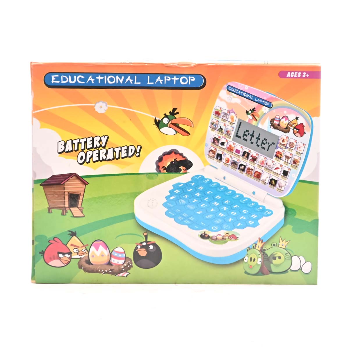 Battery Operated Educational Laptop Angry Birds – Raja Sahib Kids