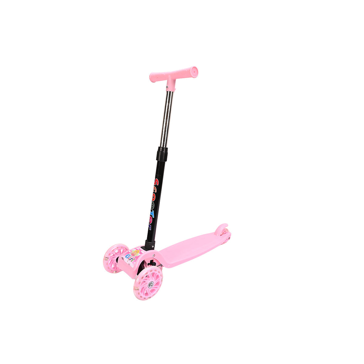 Three Wheel Scooty For Kids Pink – Raja Sahib Kids