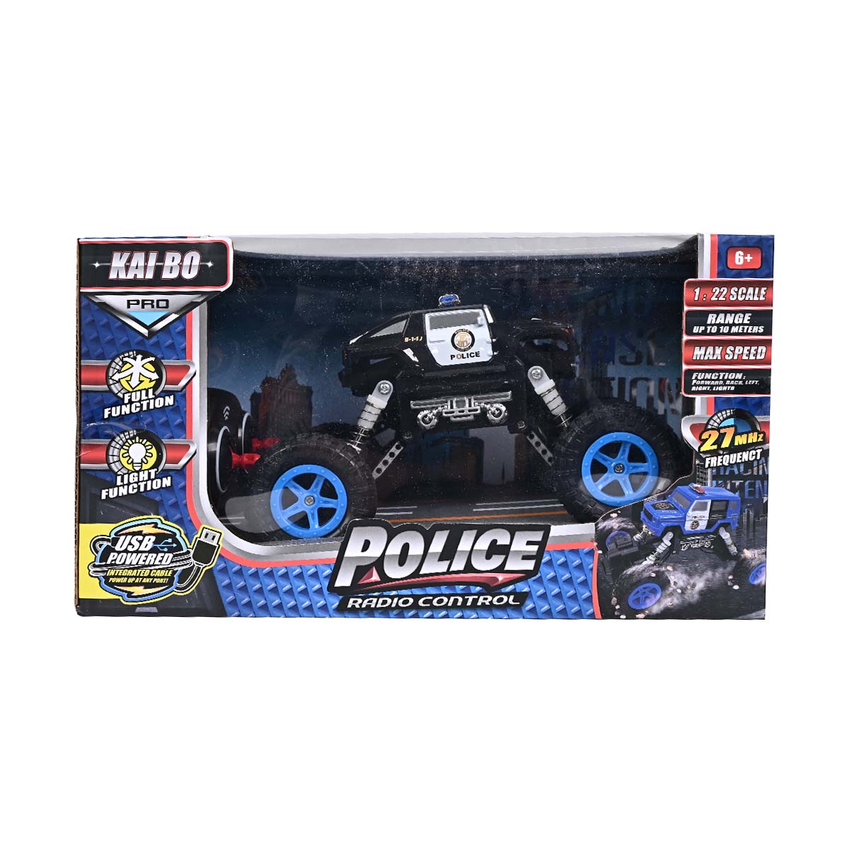 Remote Control Powerful & Super Fast Police Car – Raja Sahib Kids