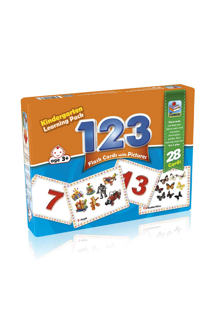 123 Flash Cards With Pictures 28 Cards – Raja Sahib Kids