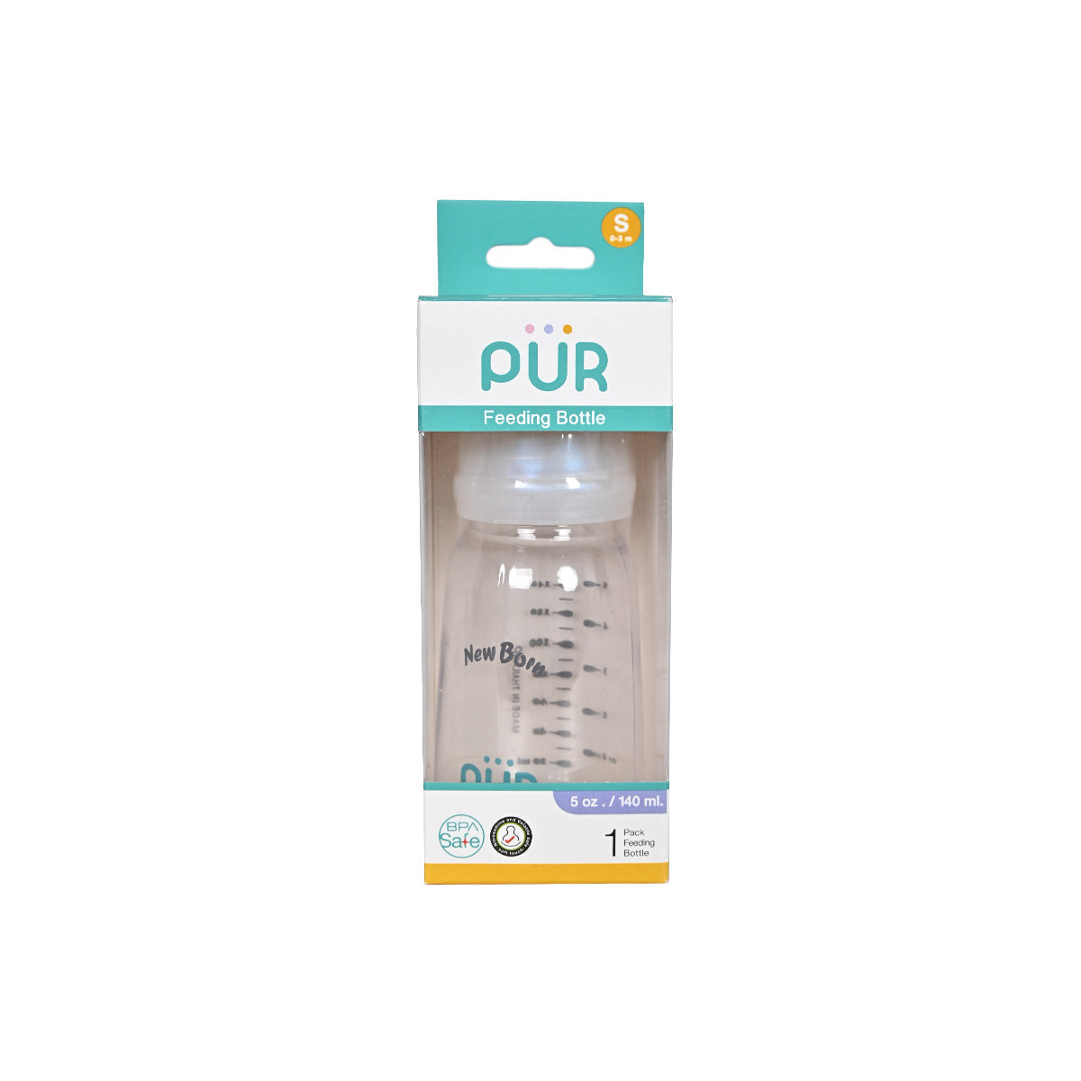 PUR Baby Feeding Bottle 140ml – Raja Sahib Kids