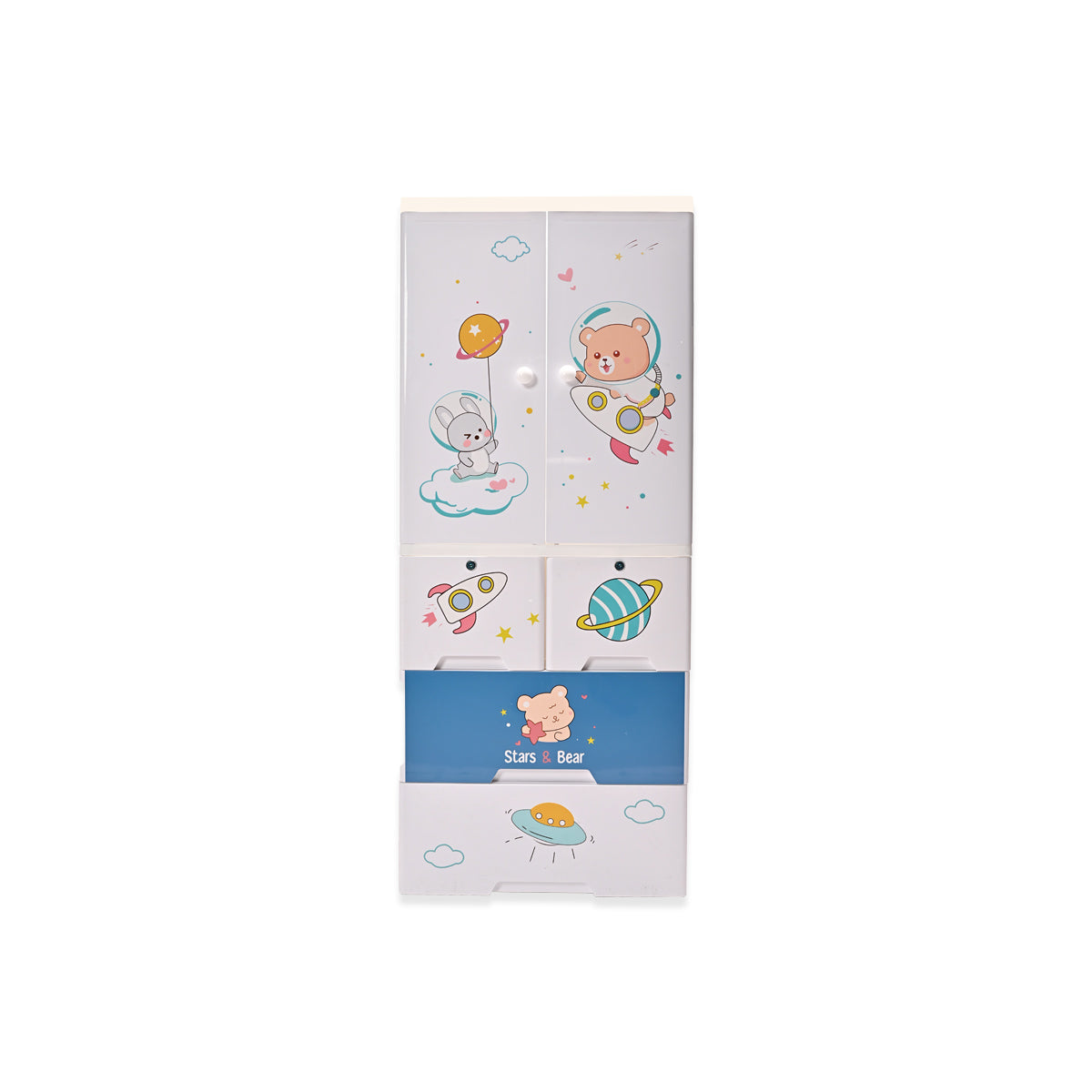 Baby Storage Cabinet White – Raja Sahib Kids