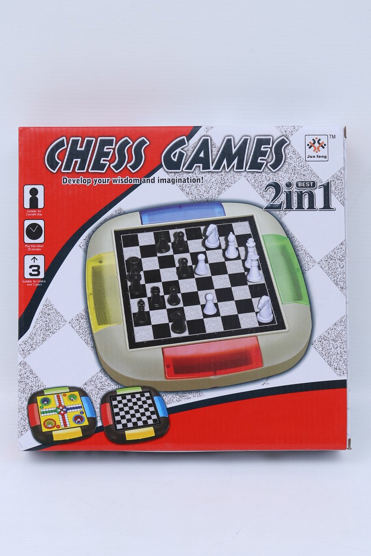 2-in-1 Chess & Ludo Games – Raja Sahib Kids